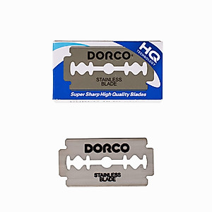 Dorco ST300 Platinum Extra Double Edge Razor Blades - 200 Count