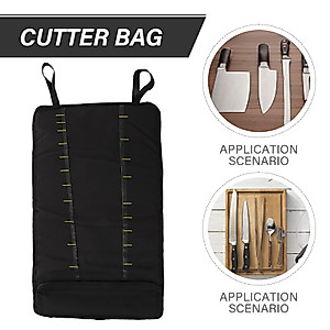 SHERCHPRY Cutlery Holder Chef Set chef bag roll bag 22 slots case cutlery carrier cooking tool holders for gifts culinary kitchen bag knives cleaver Utensil Set Cutlery Storage
