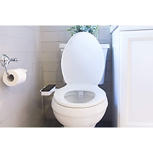 BELMAN Classic Bidet Toilet Attachment - Modern & Slim - Fresh Clean Water Sprayer - Self Cleaning Dual Wash Nozzles - Adjustable Water Pressure - Non-Electric Quick Installation - Black