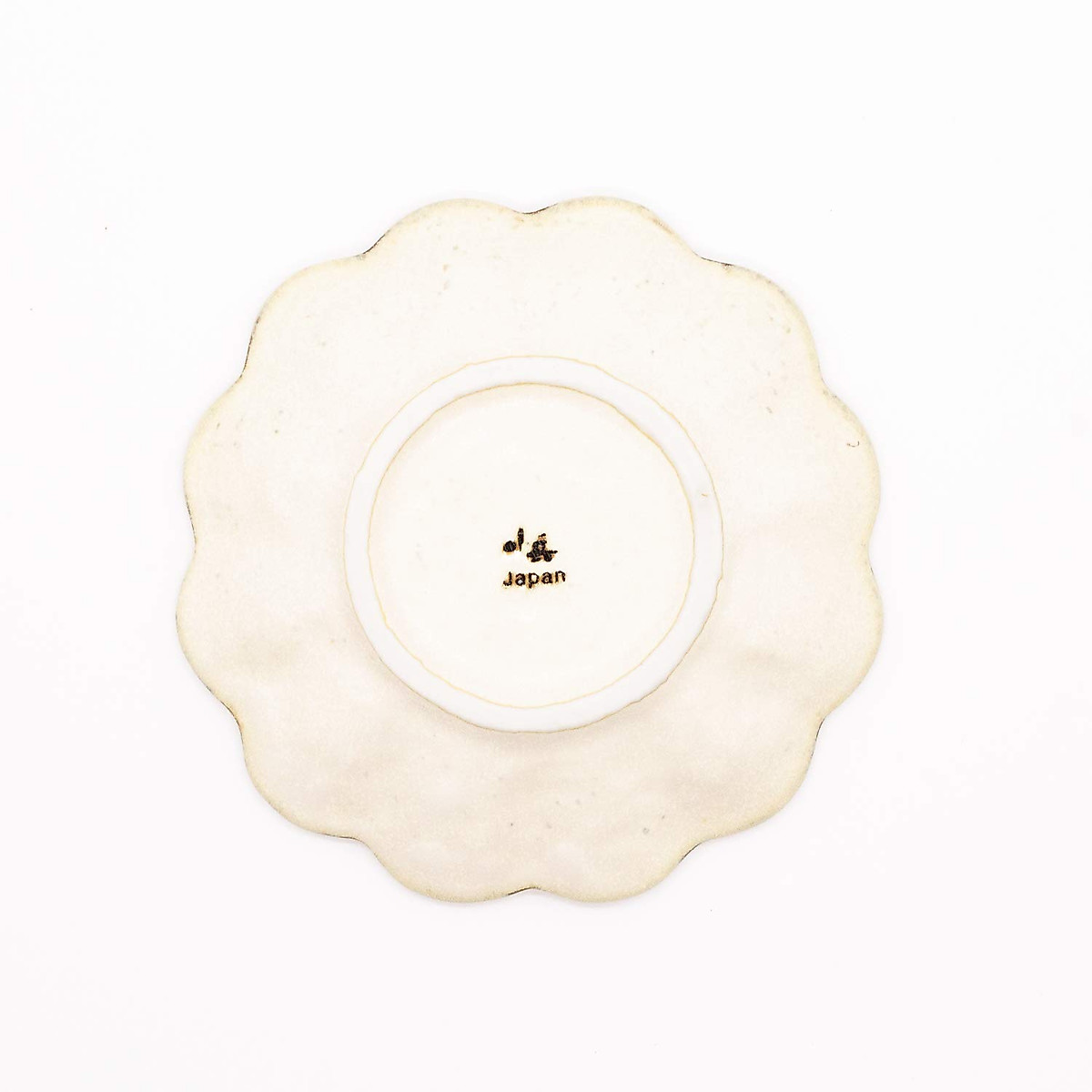 うつわ魯庵 Kaneko Kohei 555-0005 Mino Ware Plate, 5.5 inches (14 cm), Plate, White, Neriwa, Linker