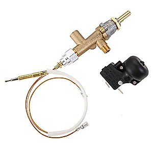 Lemfema Propane Gas Patio Heater Repair, Replacement Parts for Thermocouple Sensor & Dump Switch Controls Safety Kit,Main Control Valve with Pilot Port Kit
