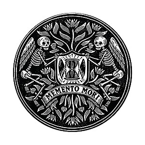 Memento Mori Stoicism Philosophy Skeleton Wings You'll Die PopSockets Swappable PopGrip