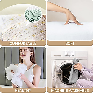 Pregnancy Pillows for Sleeping, Maternity Pillow Cooling for Pregnant Women, Pregnancy Body Pillow Wedge Adjustable with Pillow Cover Support for Pregnancy Belly/Back Support