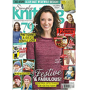 SIMPLY KNITTING, NOVEMBER, 2015 ISSUE 139 (SORRY, FREE GIFTS ARE MISSING)