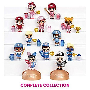 L.O.L. Surprise! All Star Sports Ultimate Collection Series 1 with 12 Sparkly Baseball Dolls, Each 8+ Surprises, Ultra-Rare Beatnik Babe, 2 Teams, Gift for Kids, Toy for Girls Boys Ages 4 5 6 7+ Years Old