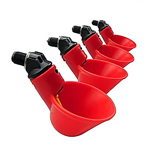 DoubleWood Fully Automatic Poultry Drinking Machine Chicken Drinking Cup, Chicken Drinking Watering Cups/Poultry Drinking Machine (24)