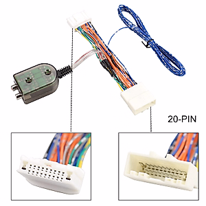 Factory Radio Add A Subwoofer Amplifier Adapter for Nissan Infiniti Subaru Selected Model