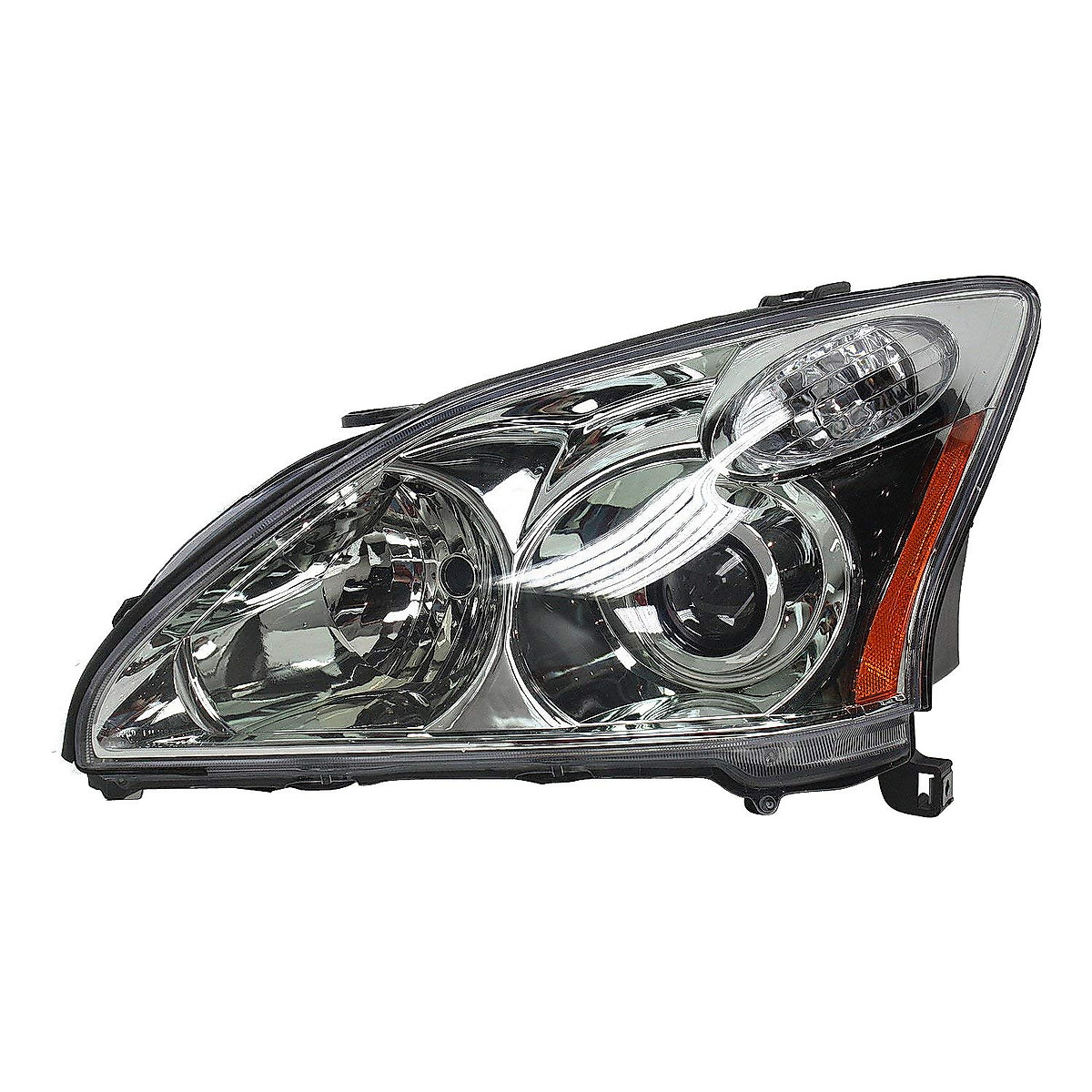 Evan Fischer Headlight Set Compatible with 2004-2006 Lexus RX330 Left Driver and Right Passenger Side