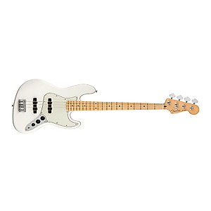 Fender Player Jazz Bass, Polar White, Maple Fingerboard