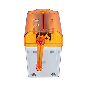 TOPINCN Manual Paper Shredder, Portable Shredder Compact Structure with Hand Crank for School for Office Desktop for Home(Orange)