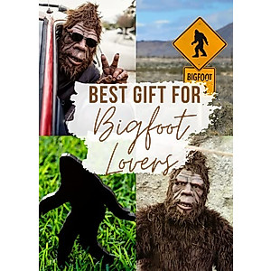 InnoBeta Bigfoot Gifts for Men Women, Sasquatch Gifts, Flannel Blanket for Sasquatch Lovers, Funny Idea for Bigfoot Lover, 50" x 65", Green Forest