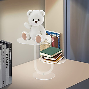 J Cake Display Stand 2 Tier Acrylic Cupcake Tower Display Premium Cupcake Holder Dessert Tree Tower for Birthday Cady Bar Party Décor Weddings Birthday Parties Events (Premium Acrylic 10") (10inch)