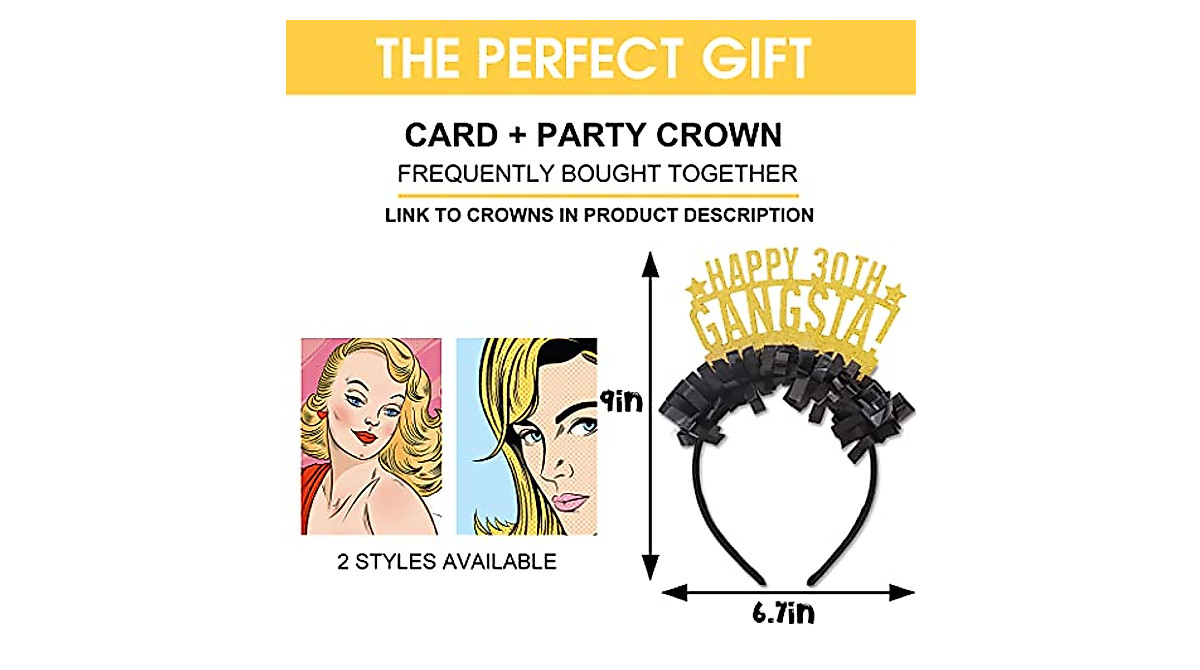 Celebrate Her 30th Birthday with Fun Tiara | Party Accessories