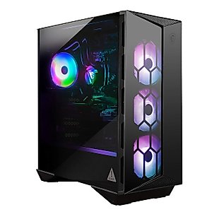 MSI Aegis RS (Tower) Gaming Desktop, Intel Core i9-11900KF, GeForce RTX 3070 Ti, 32GB RGB Memory (Dual-CHL), 1TB SSD, WiFi 6E, Liquid Cooling, USB Type-C, VR-Ready, Windows 10 Home Adv. (11TE-243US)