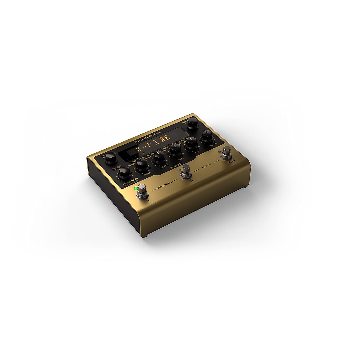 IK Multimedia AmpliTube X-VIBE Yellow Modulation Pedal, 16 iconic effects, true stereo, software integration