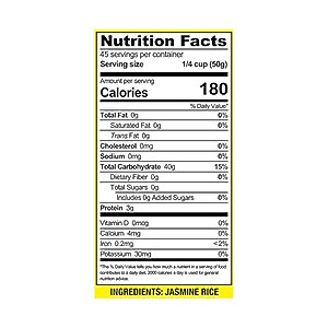 Golden Star Jasmine Rice, 80 oz