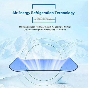 APENCHREN Cooling Water Mattress, Cooler Pad, Ice Mattress, Cooling Bed Conditioning System - for Home, Dorm Room, Apartment and Hostel, Cool in Summer,160x70cm
