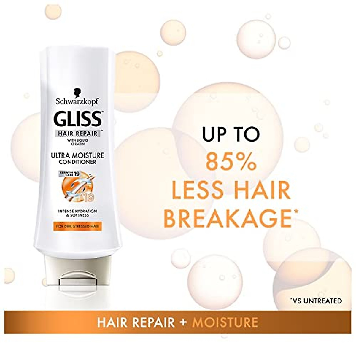 Gliss Ultra Moisture Conditioner, 13.6 Ounce