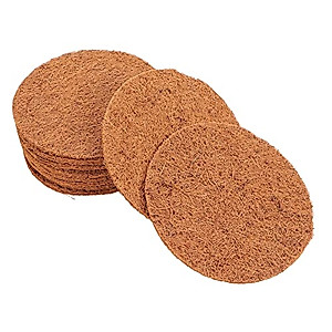 HEEPDD Breathable Dry Grass Mattress, 10Pcs Replacement Bird Nesting Pads Breeding Nests Bird Eggs Mat Coconut Fiber Mat