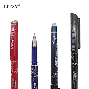 Erasable Pen Pen Blue/Black Student Stationery Pen Multifunctional Gel Pen 0.5mm Nib Writing Smooth and Strong Quality 3pcs6pcs