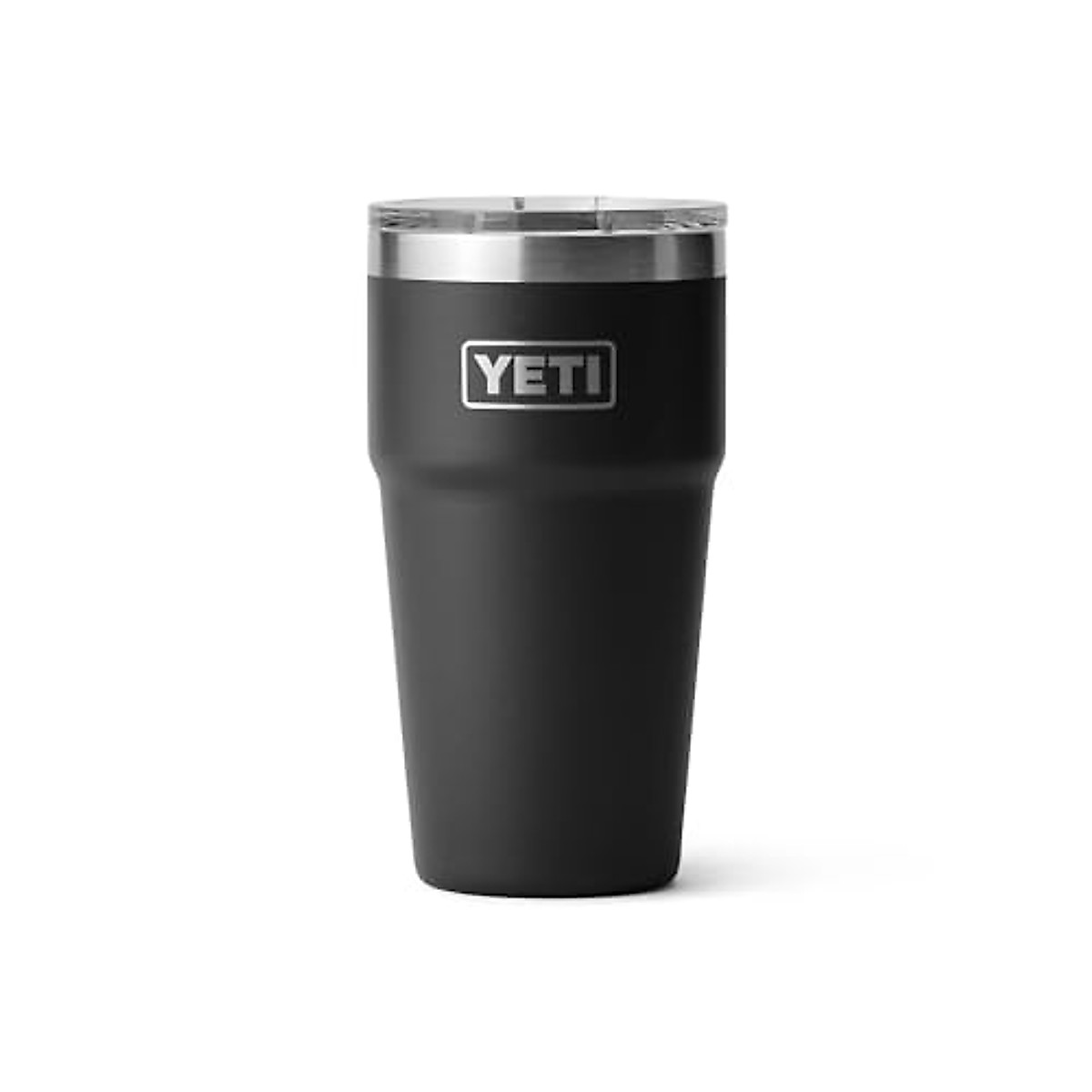 YETI Rambler 20 oz Stackable Tumbler, Stainless Steel, Vacuum Insulated with MagSlider Lid, Black