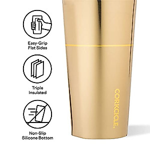 Corkcicle Disney Star Wars Tumbler Triple Insulated Stainless Steel Travel Mug, BPA Free, Keeps Beverages Cold for 9 Hours and Hot for 3 Hours, 16 oz, C-3PO