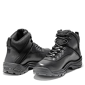 Timberland Men's White Ledge Mid Waterproof Hiking Boot, Black, 9.5
