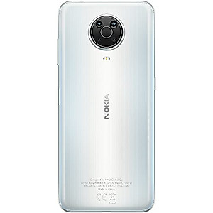 Nokia G20 TA-1365 Dual 128GB 4GB RAM Factory Unlocked (GSM Only | No CDMA - not Compatible with Verizon/Sprint) International Version – Glacier Silver