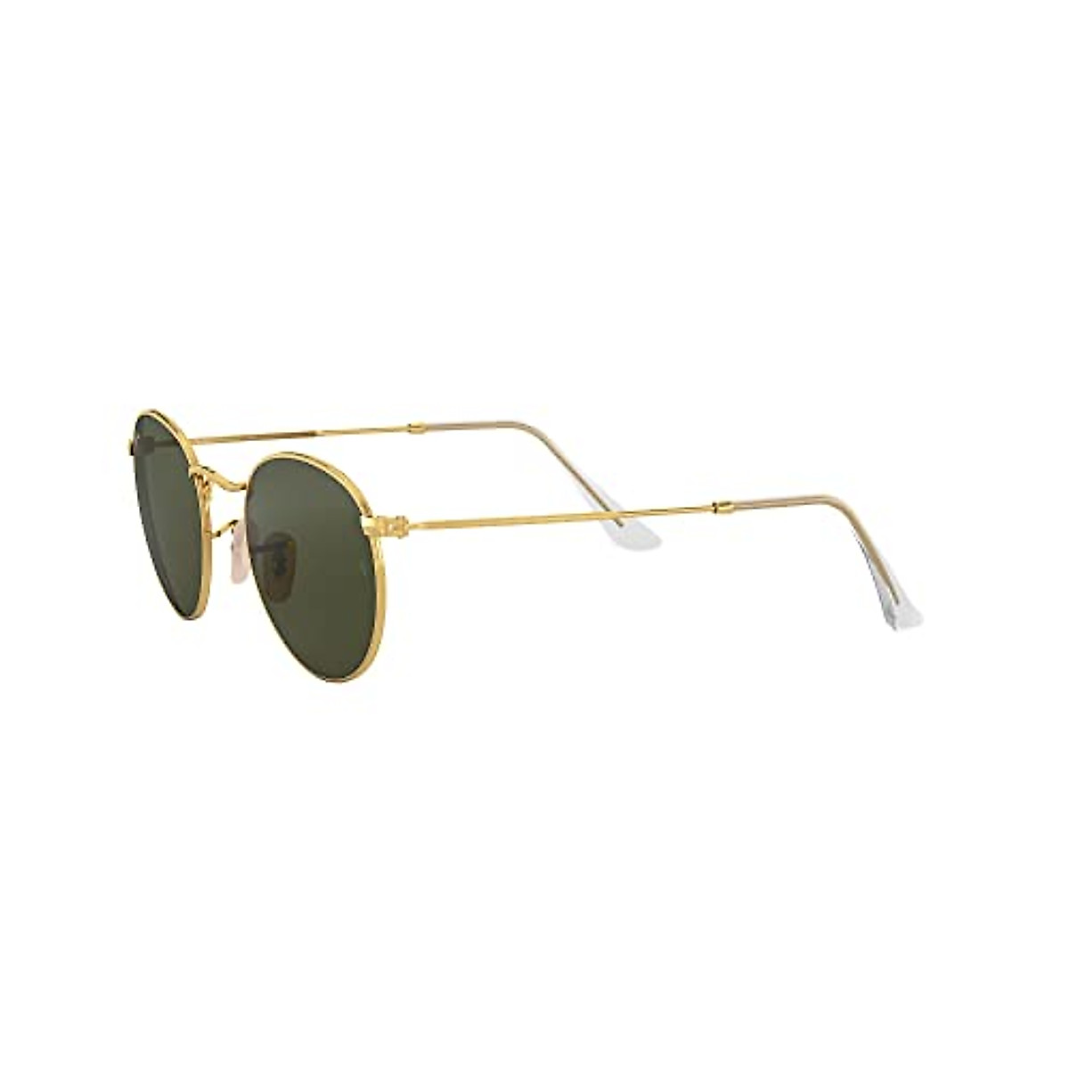 Ray-Ban Rb3447 Round Metal Sunglasses, Gold/G-15 Green, 53 mm