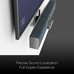 Yealink A20-020-ZOOM Certified MeetingBar Conference System with CTP18 Touch Console, Connects to Deskphone, PC/Mac, Softphones - Works with Teams, Zoom, Skype, Microfiber Included - by GTW