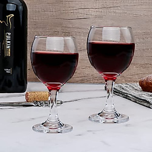 Cadamada Wine Glasses,6oz White Wine Goblets,for Red or White Wine, High-end Banquets, Parties, Bars, Weddings, Gifts (16 pcs)