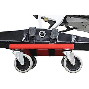 Extreme Max 5800.0228 V-Slides Snowmobile Dolly System - Steel, Red