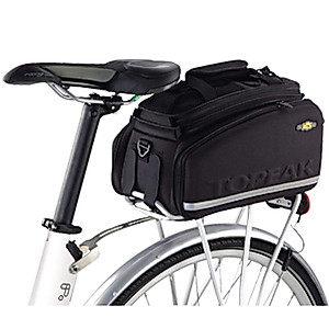 Topeak Unisex Adult DXP Trunk Bag - Black, 36 x 21.5-29 x 25 cm/22.6 Litre