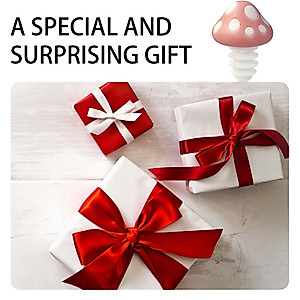 Pink Mushroom Wine Stoppers Mushroom-Shaped Bottle Plug Wine Bottle Stoppers Wine Accessories Kitchen Gadgets Kitchen Gift Set Creative Gifts Halloween Mushroom Decoration -2pcs Bottle Stoppers