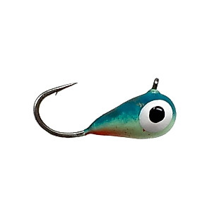 Reaction Tackle Tungsten Ice Jigs - 5mm - Blue Glow