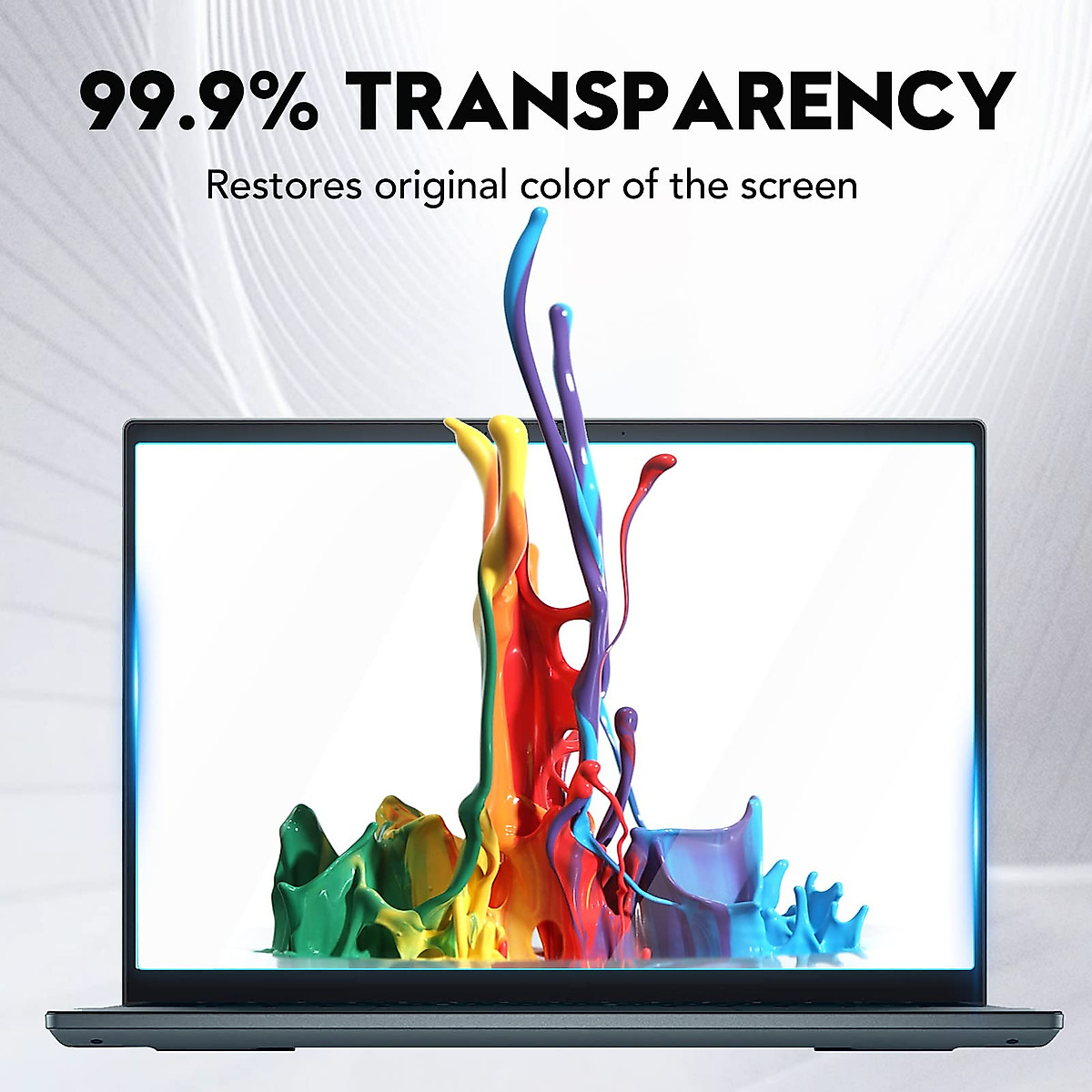 12.5 inch Laptop Screen Protector, Tempered Glass Protector for HP/Dell/Sony/Samsung/Lenovo/Acer/MSI/LG/Razer Blade Aspect Ratio 16:9 12.5" Laptop, 9H Hardness, Fingerprint Resistant, Bubble Free