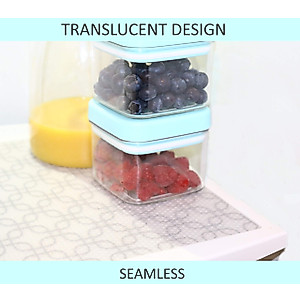 ACHub Premium Fridge Liner, BPA Free, Food Safe - Wider Roll Cut to Fit, Non Adhesive, Washable, Easy to Clean & Durable EVA Shelf Mats - FridgeFresh-Liner (10-FT, Grey)