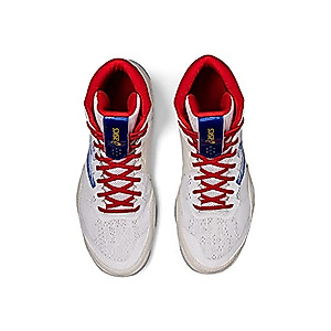 ASICS Men's JB Elite IV Wrestling Shoes, 10.5, White/Rich Gold