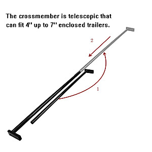 StarONE Enclosed Trailer Ladder Racks Cargo Trailer Ladder Rack Roof Rack for Trailers