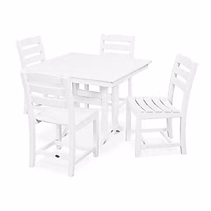 POLYWOOD® La Casa Café Dining Set, White