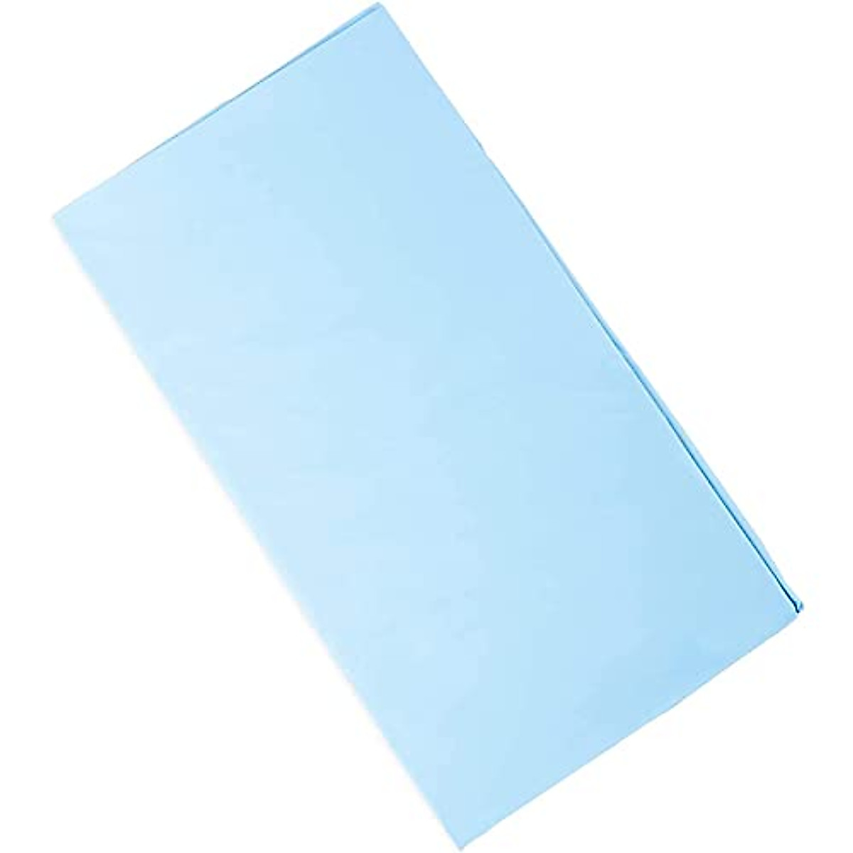 Round Plastic Party Tablecloth for up to 72-Inch Table (Blue, 84-Inch, 12-Pack)