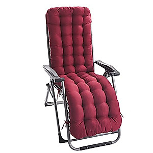 Beach High Sun Lounger Cushion Sunbed Pillows Cover Thick Chair Pads for Outdoor Garden Patio Back Chair Relaxer