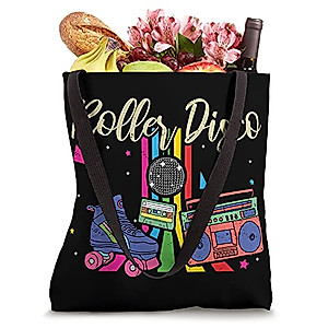 Retro Roller Skating Roller Disco Roller Skates Skating Tote Bag