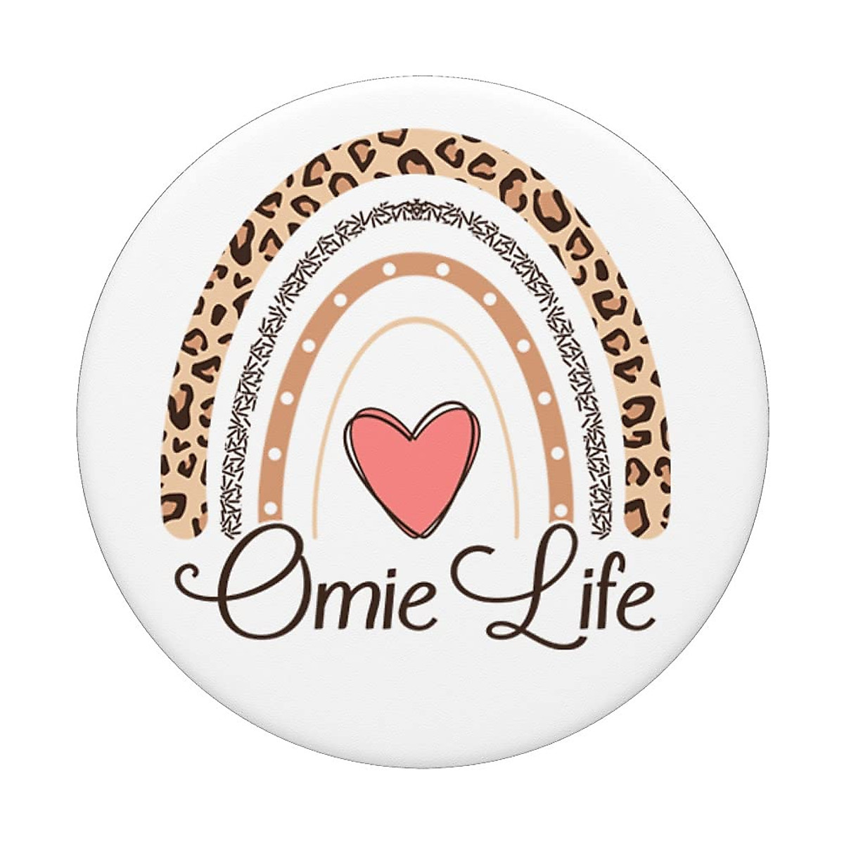 Omie Life Boho Rainbow Funny Grandma Omie PopSockets Swappable PopGrip