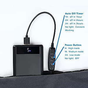 Mantuole Pet Heating Pad, Portable USB Power Heated Pet Mat for Puppy and Kitty, 27x20 inch, for Small to Medium Size Dog and Cat. Keep Your Pets Warm Both Outdoor and Indoor. (Battery NOT Included)