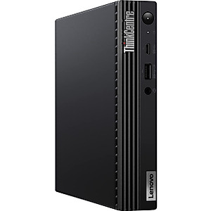 Lenovo ThinkCentre M75q Gen 2 11JJ007TUS Desktop Computer - AMD Ryzen 5 PRO 4650GE Hexa-core (6 Core) 3.30 GHz - 8 GB RAM SDRAM - 256 GB M.2 PCI Express SSD - Tiny - Raven Black - Windows 10 Pro 64-bi