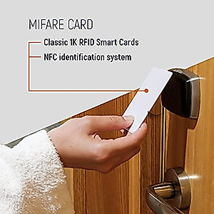 MIFARE Classic 1K RFID Smart Cards (1,000 Pack) 13.56MHz ISO14443A Blank RFID Hotel Key Cards Printable (no mag Stripe) (1000)