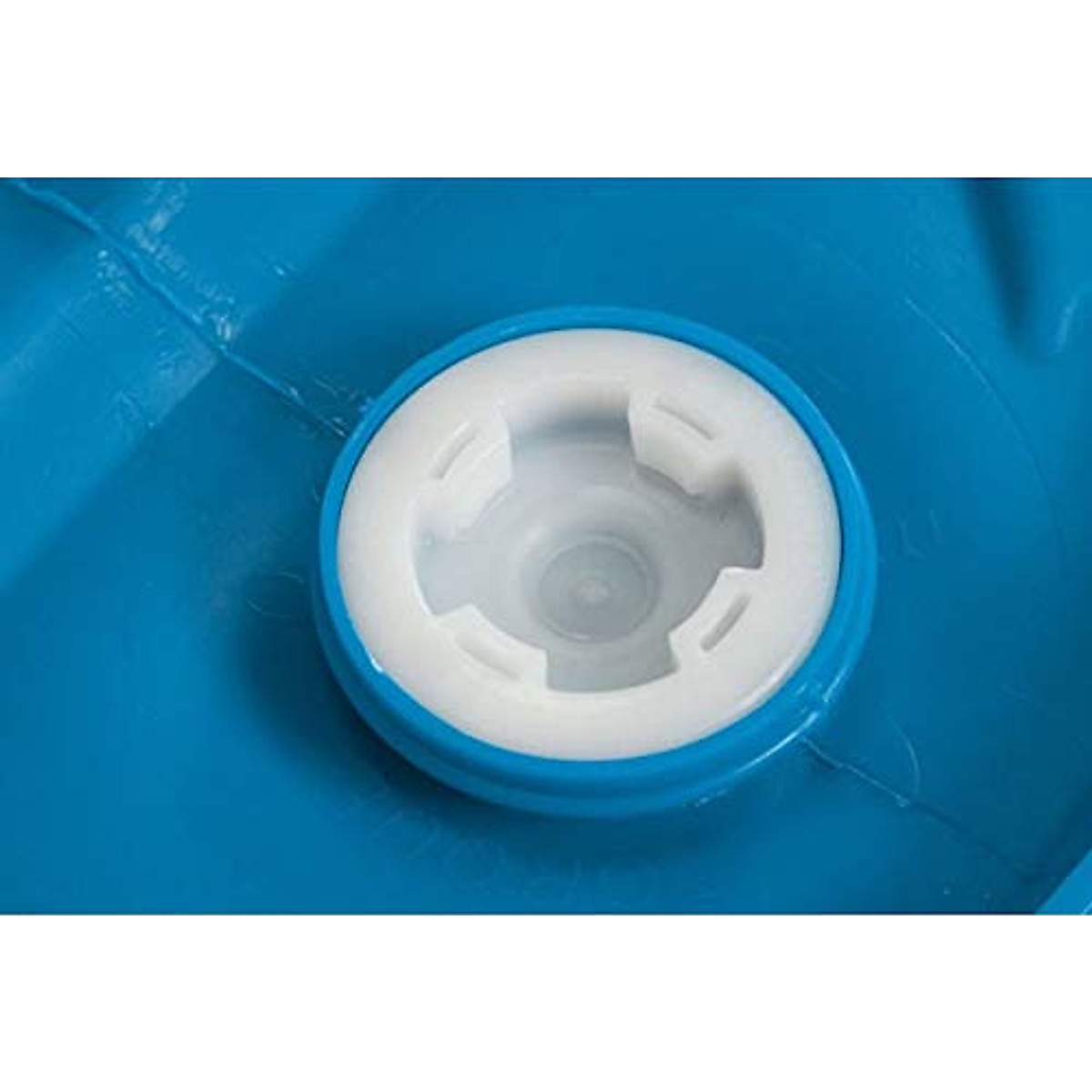 55 Gallon Blue Water Barrel | Solid Mold |2 Inch Bung Holes, Good for Long Term Drinking Water Use | BPA Free
