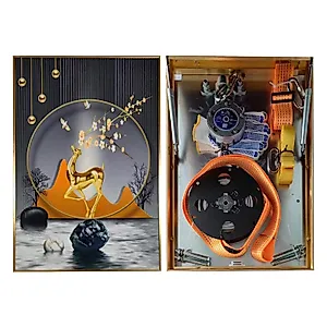 High Rise Escape Descent Device, Framed Safety Descent Rope System, Home Equipment, Beautiful and Elegant, Home Fire Safety Rope Equipped with Fire Prevention Device，Fire Equipment (82FT（25M）)