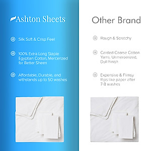 Ashton Sheets 100% Egyptian Cotton Duvet Cover for Oversized Bed - 600 Thread Count 3 PC Oversized Duvet Cover, Egyptian Cotton Oversized Duvet Cover Set, Cooling Duvet Cover Oversized - Dark Grey